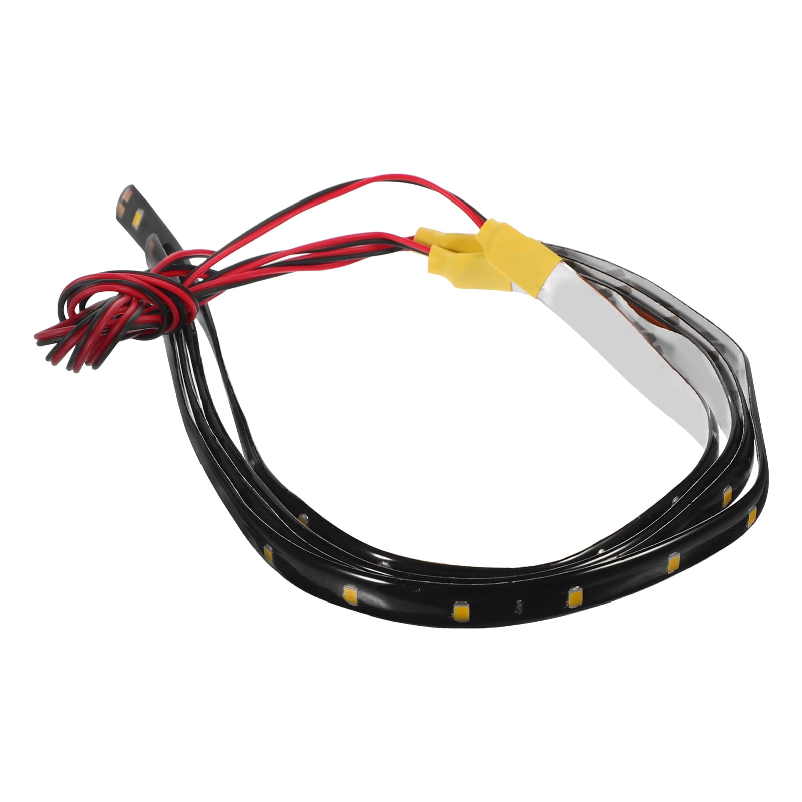 Tineasur Yellow LED Light Strips for Car with Adhesive Tape Easy ...