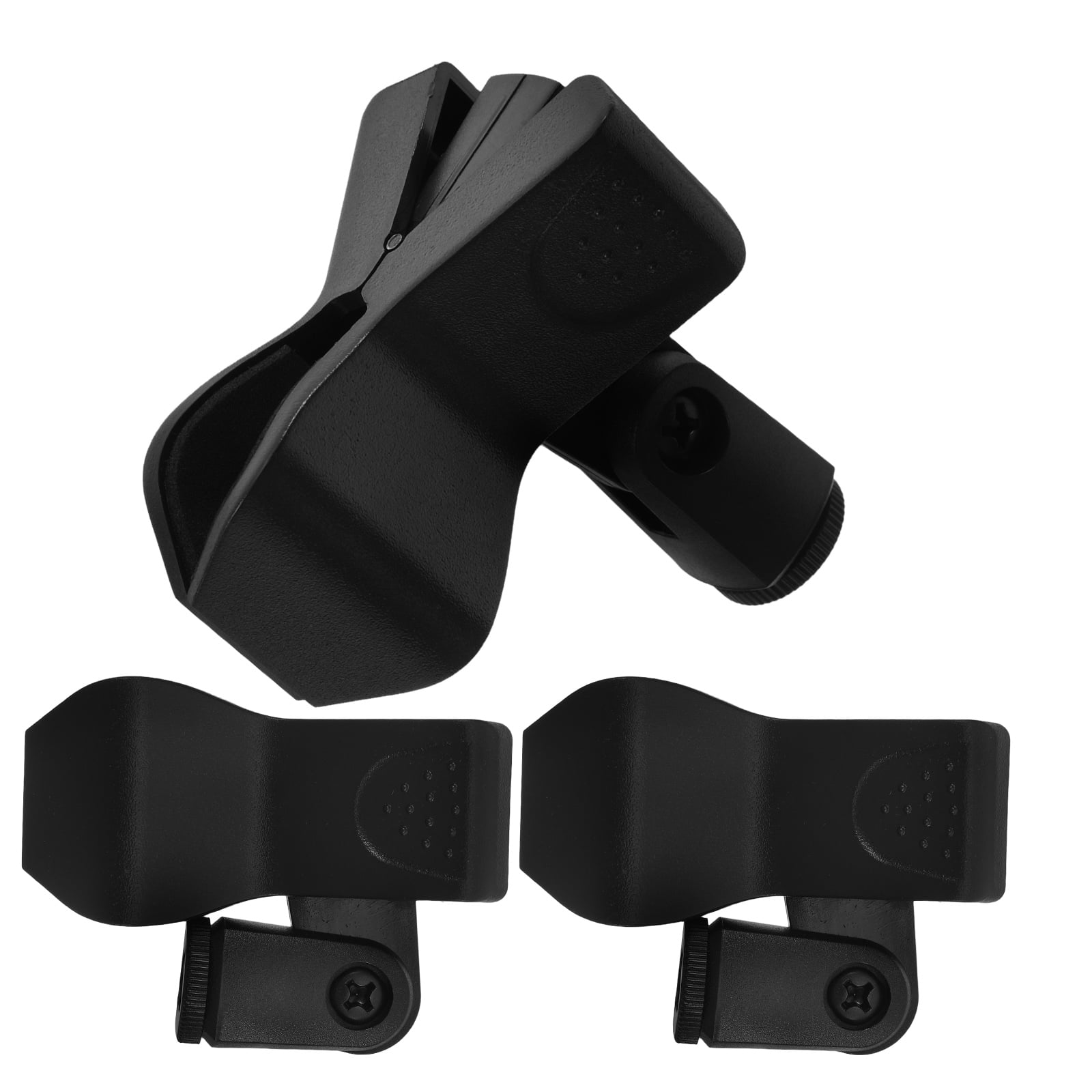 Tineasur 3Pcs Universal Microphone Clamp with Strong Elastic Grip for ...