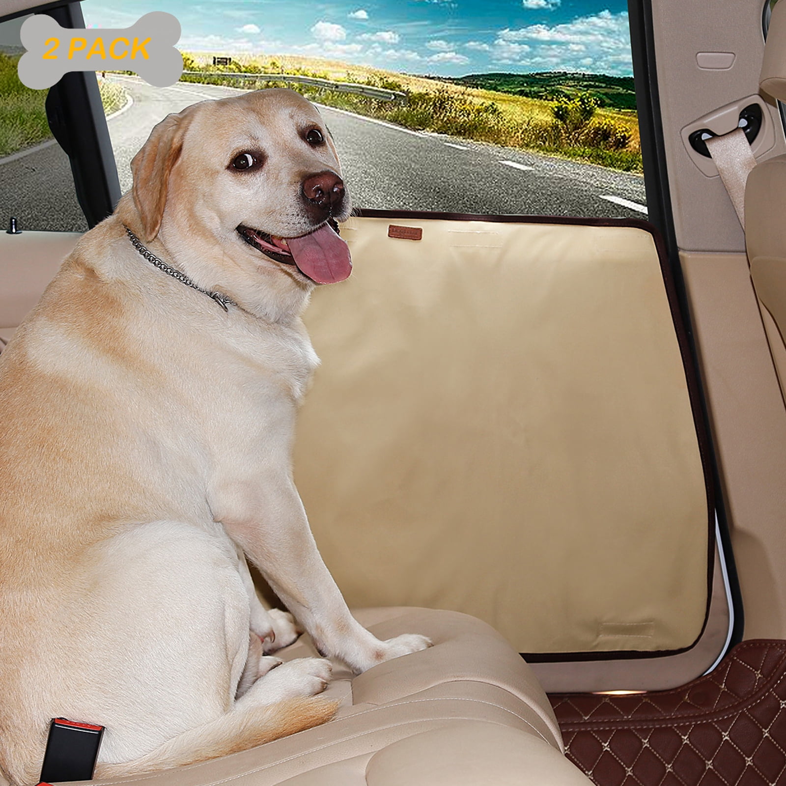 Tineer Pet Car Door Guard Protector Mat, Anti-Scratch Vehicle Door ...