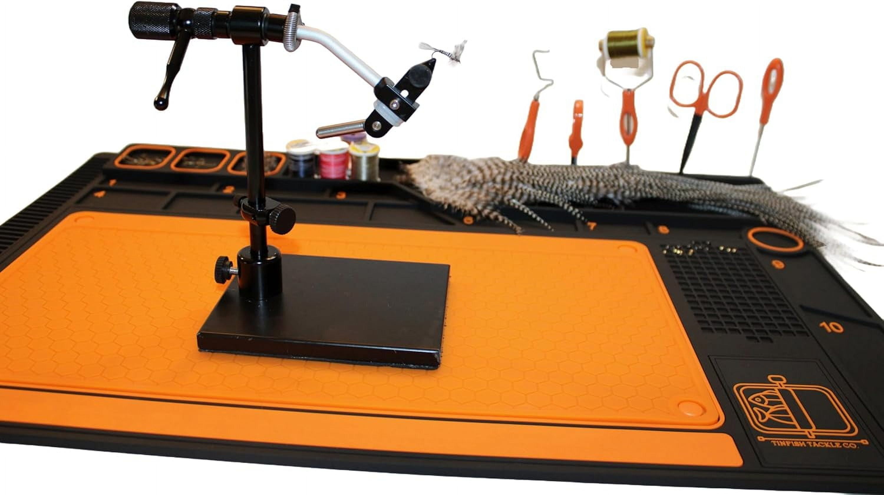 Tinfish Tackle Co. Fly Tying Mat | Fly Tying Material Organizer | Mat ...