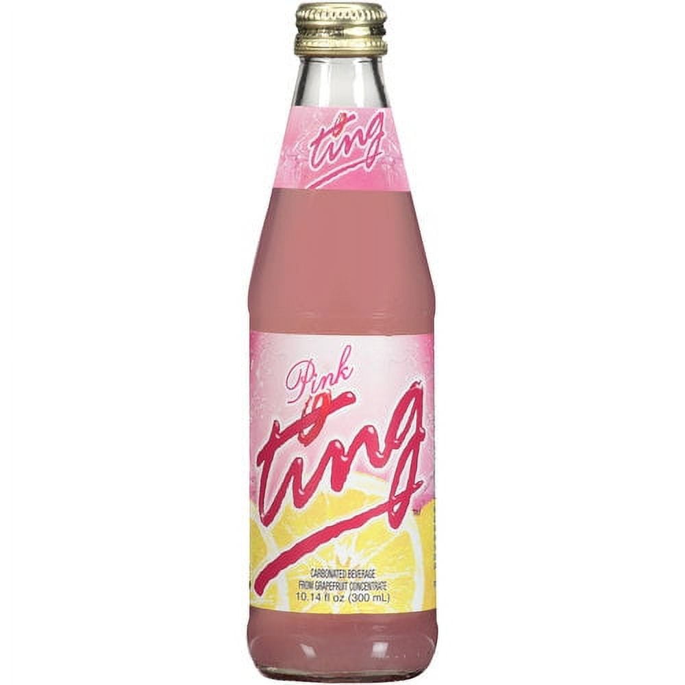 Ting Pink Carbonated Beverage from Grapefruit Concentrate, 10.14 fl oz ...