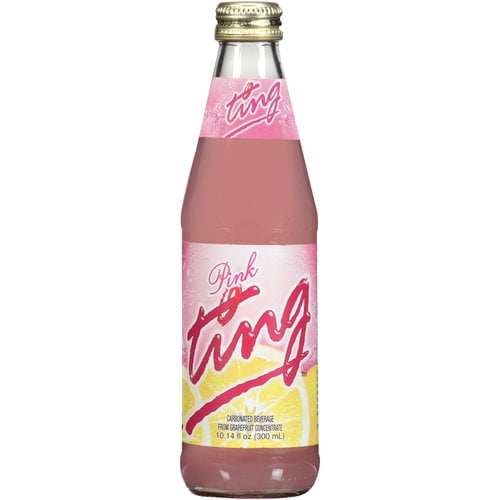 Ting Pink Carbonated Beverage from Grapefruit Concentrate, 10.14 fl oz ...