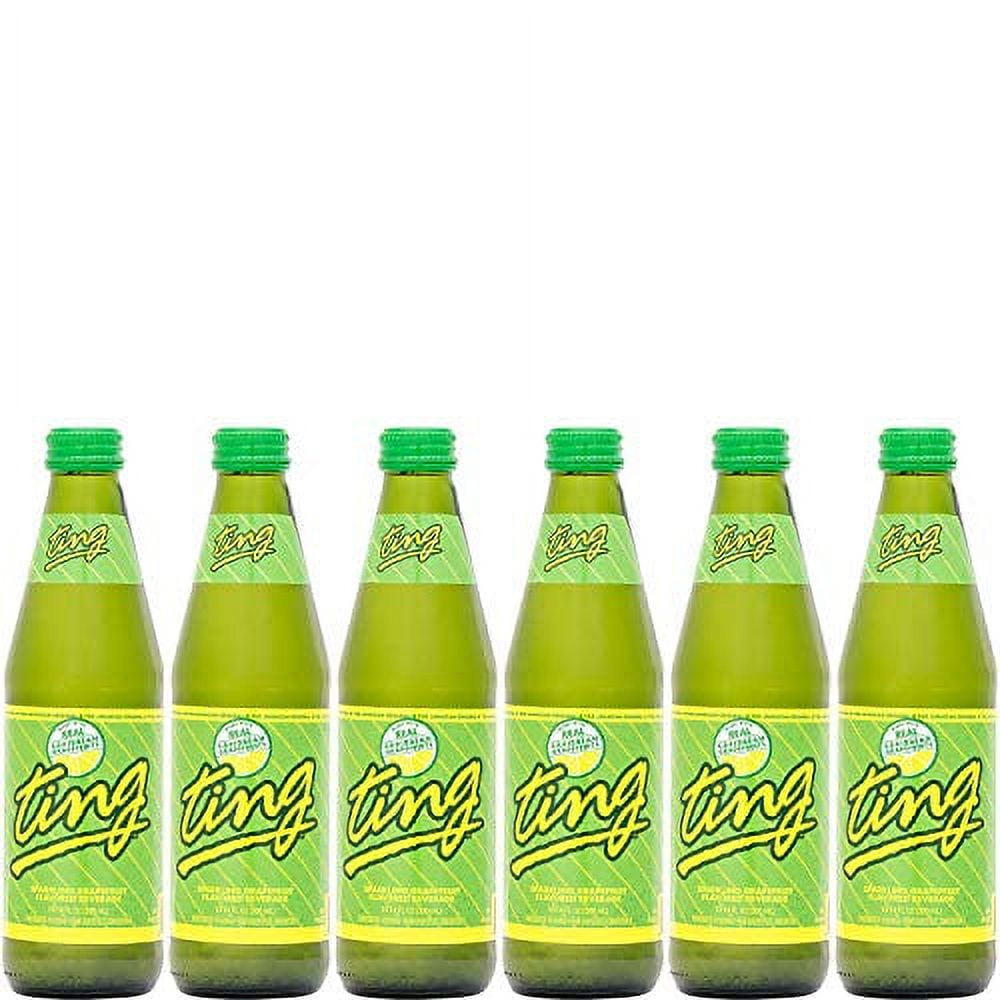 Ting Sparkling Jamaican Grapefruit Beverage, 10.14oz Glass Bottle, 6ct ...