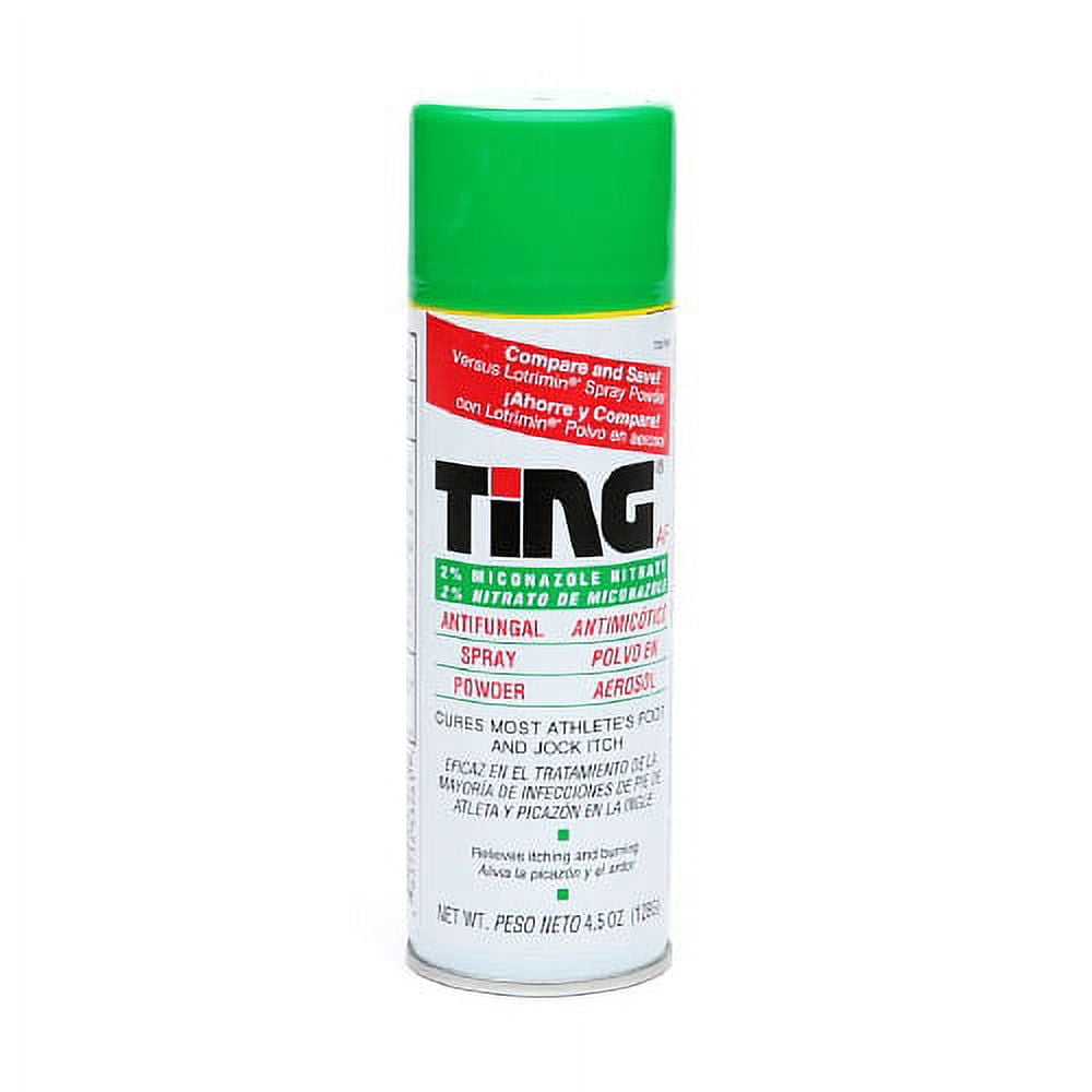 Ting With Tolnaf Antifungal Spray Powder - 4.5 Oz - Walmart.com