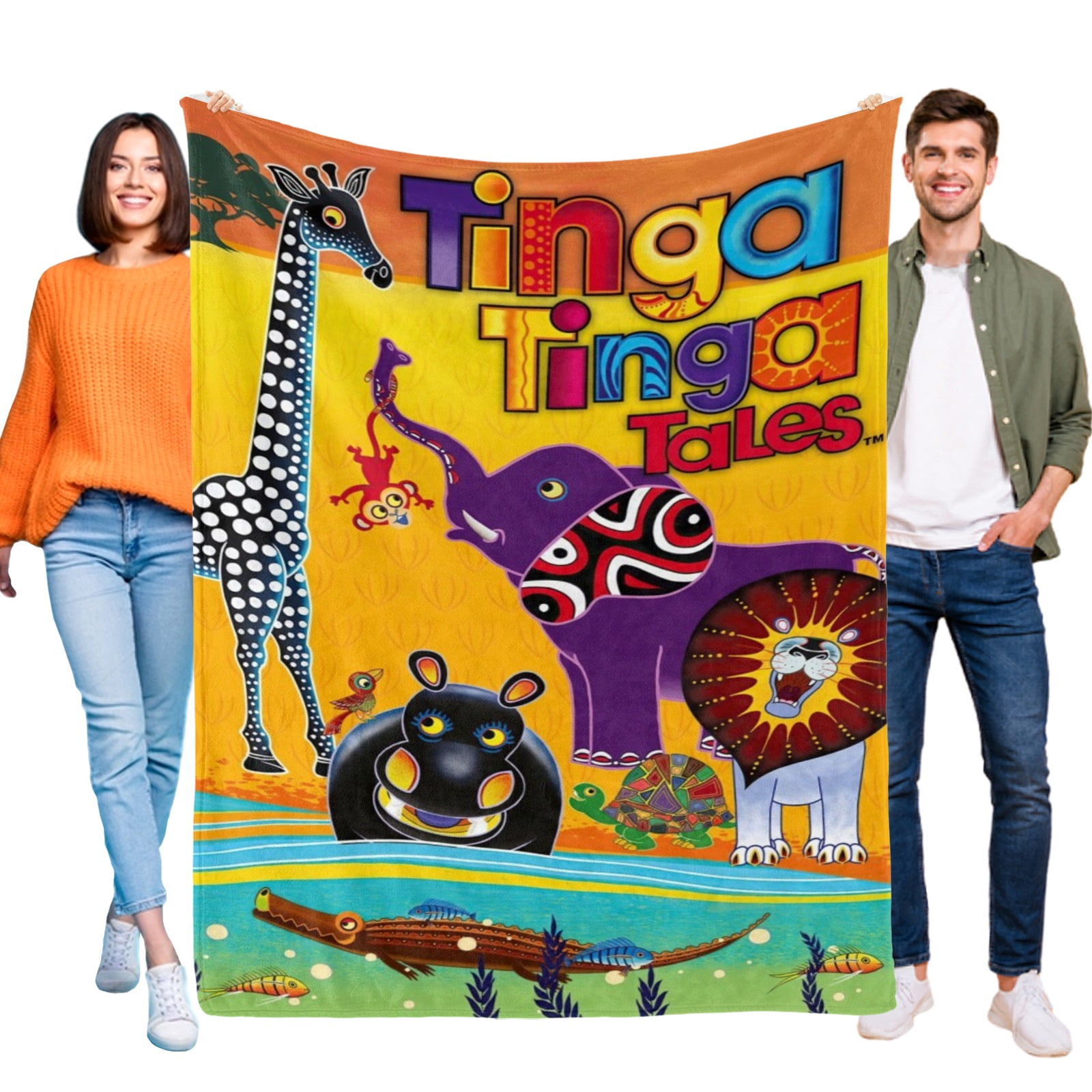 Tinga tinga tales Throw Blanket Gifts for Fans Lover Girls Boys Women ...
