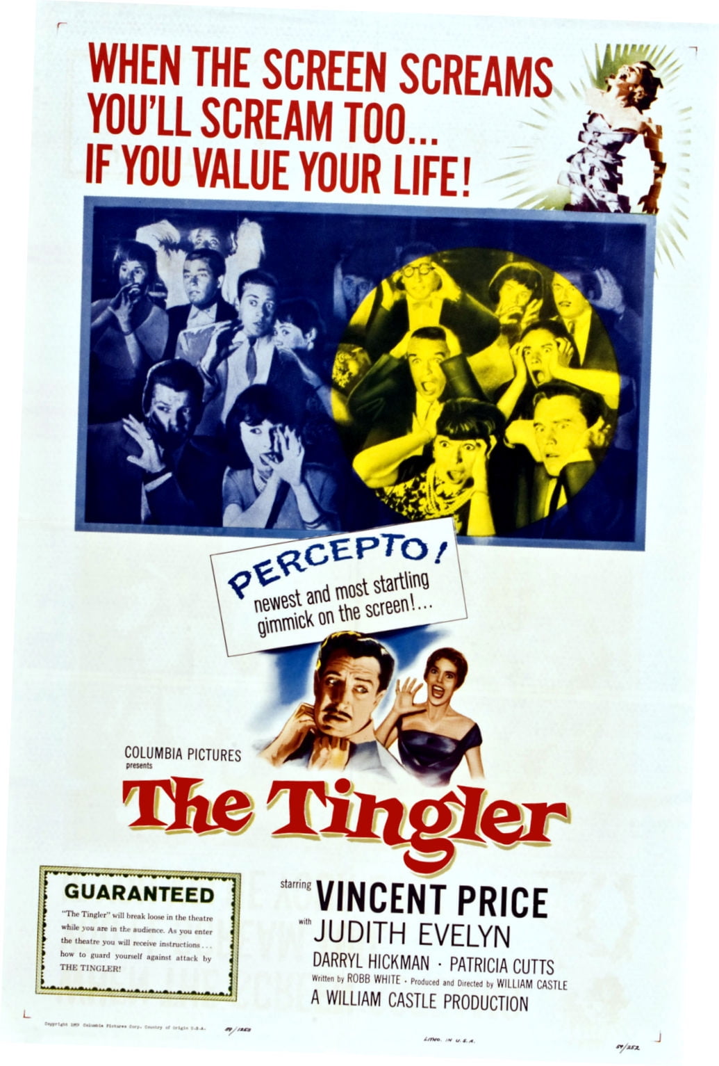Tingler The Movie Poster 12x16 Print on Metal Sign 12in x 16in Square ...