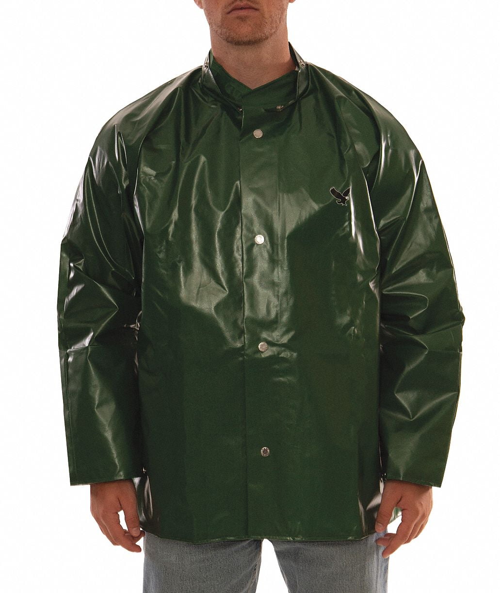 Iron Eagle Rain Jacket, Unrated, Green, 4XL J22208 - Walmart.com