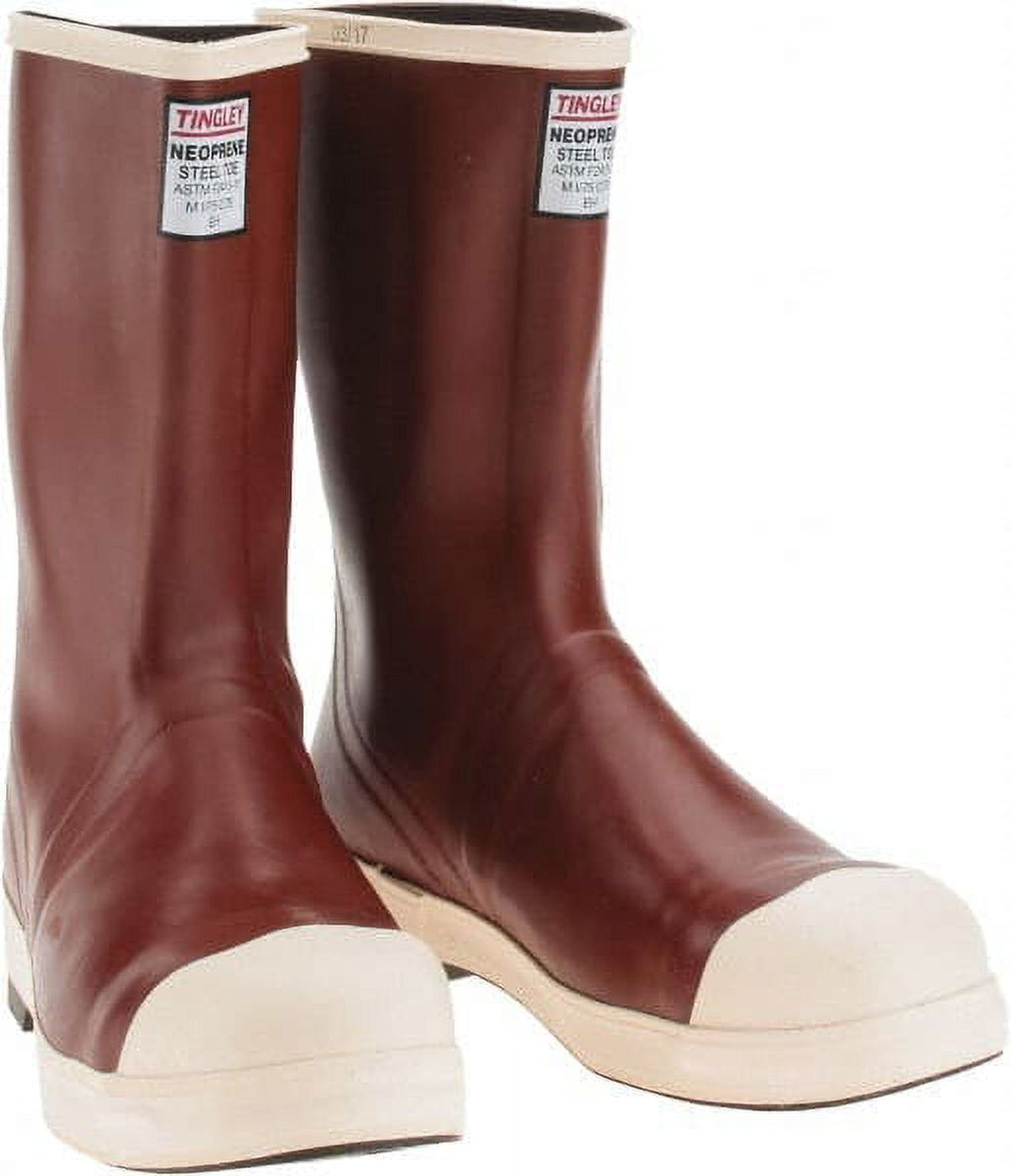 Tingley Rubber Boot,Men's,10,Mid-Calf,Red,PR MB922B - Walmart.com