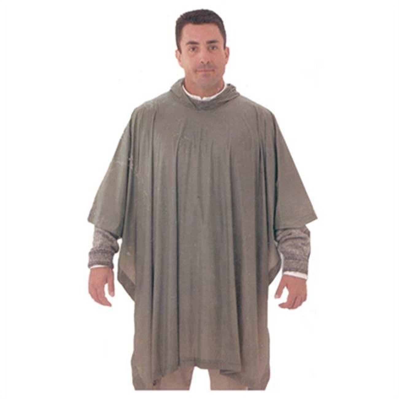 Tingley Rubber P68808 PVC Poncho - Olive Drab Green - 50 x 80 in ...