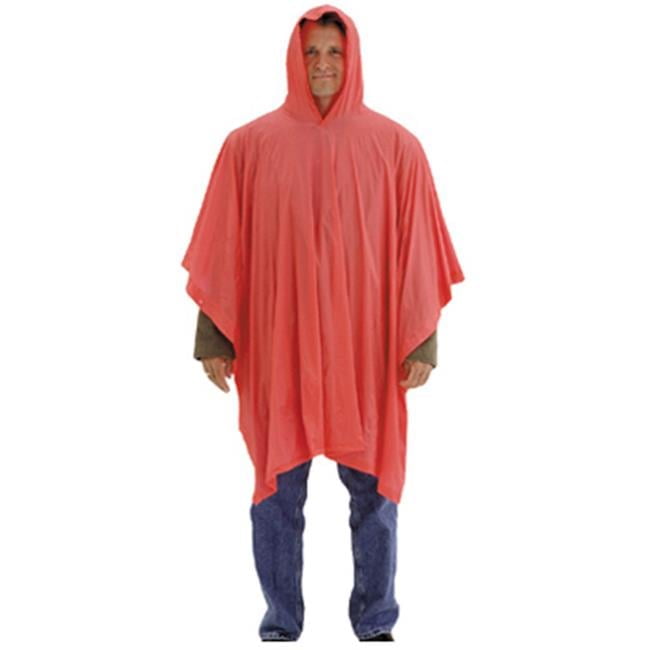 Tingley Rubber P68809 PVC Poncho - Orange - 50 x 80 in. - Walmart.com