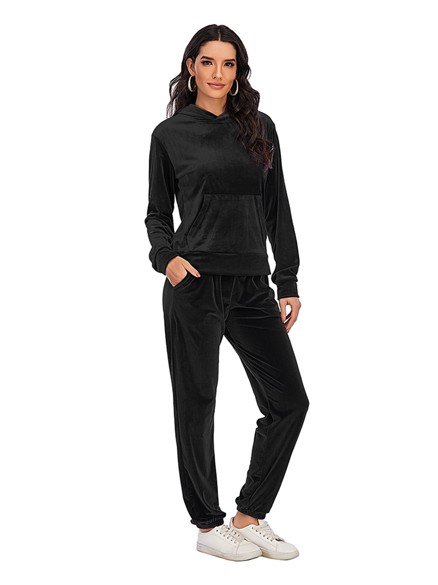 Tinglu Tracksuit Womens 2 Pieces Joggers Outfits Sweatsuits Set Sports ...