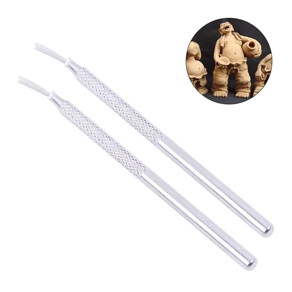 Tingshir 2Pcs 13cm Clay Pottery Sculpture Wire Texture Tool for Clay ...