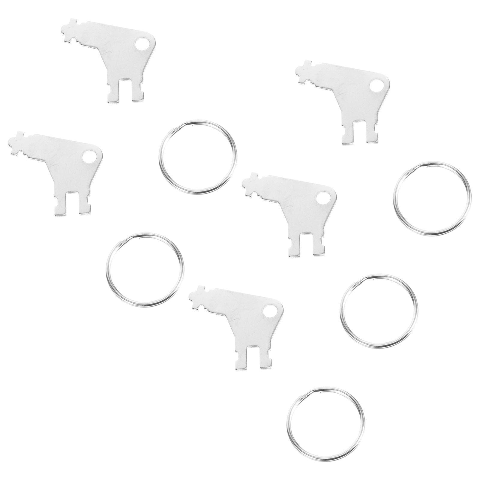 OUNONA Round Dispenser Keys Metal 5Pcs 1.2x1.2in - Walmart.com