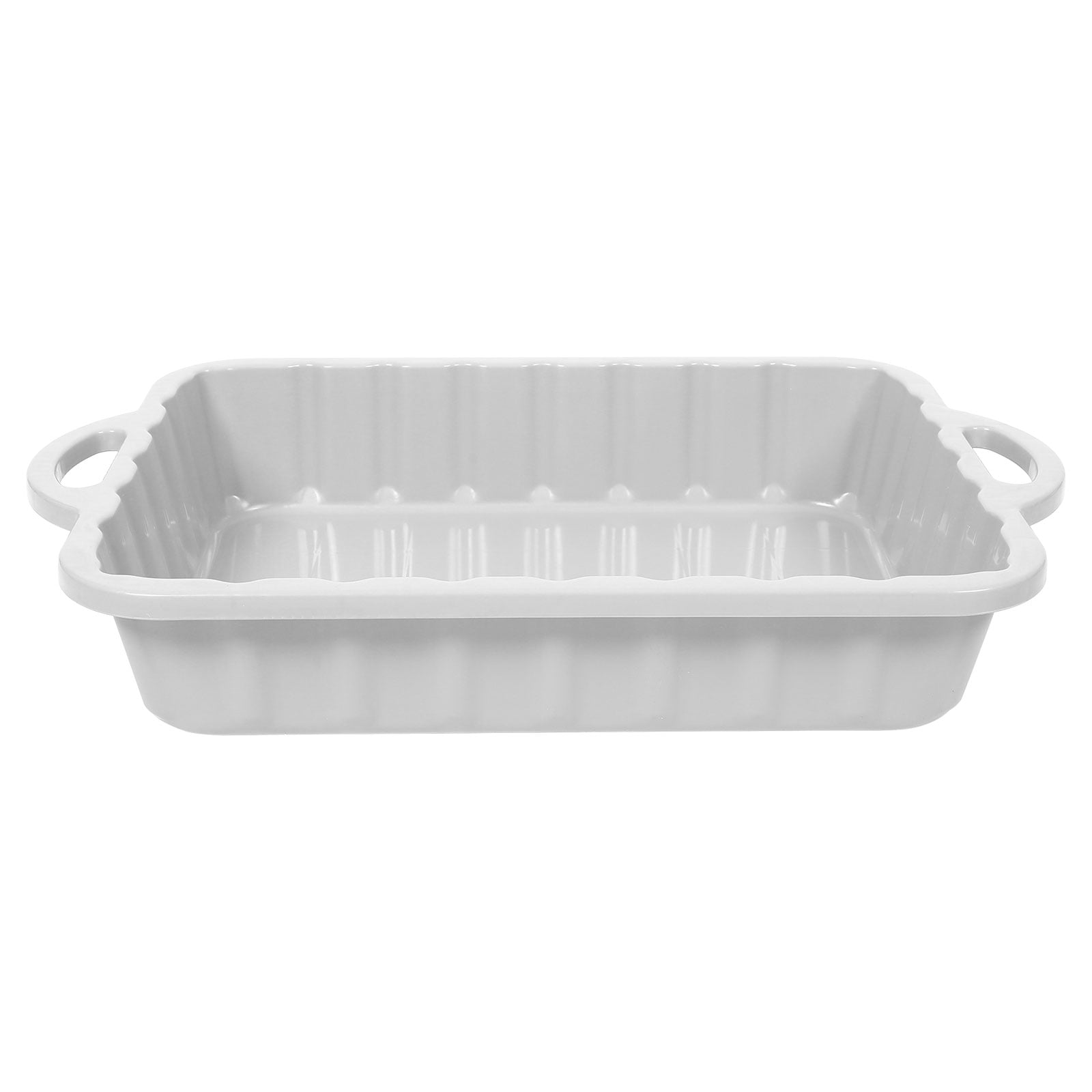 OUNONA Grey Plastic Oil Drain Pan Large Capacity for Vehicle Oil Change ...