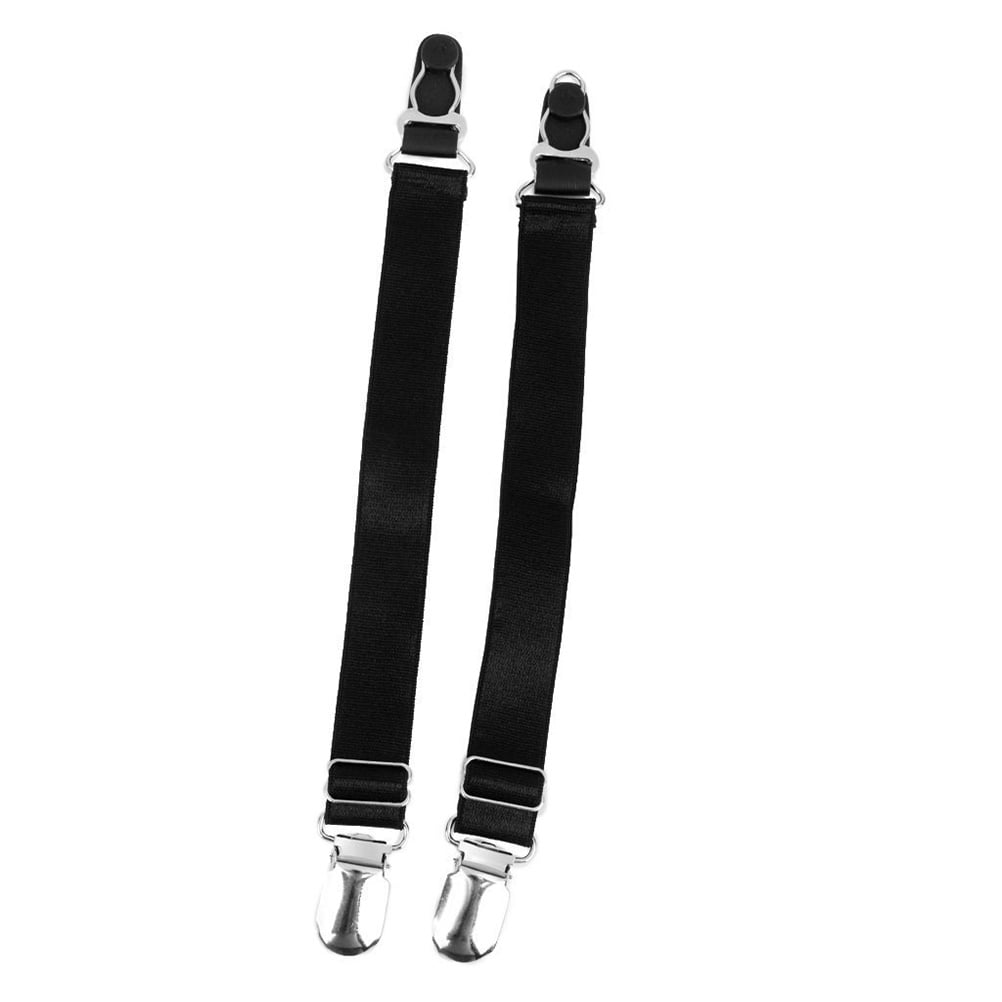 Tingshir Pair of Women Adjustable Nylon Stockings Garters Buckles ...