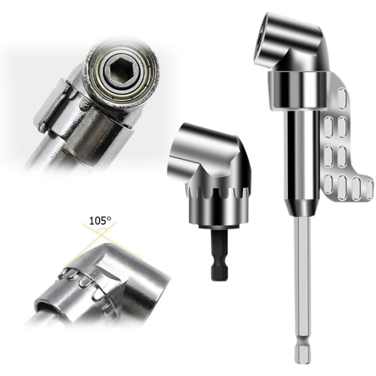 Tingzi 105 Degree Right Angle Drill Adapter, 2025 New Right Angle ...
