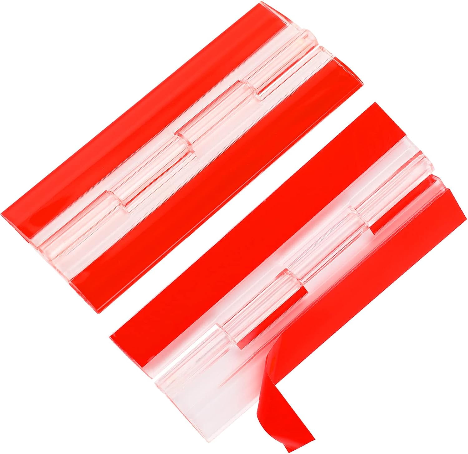 Tingzi 12 Pcs Acrylic Hinge Clear Acrylic Mini Hinge Transparent ...