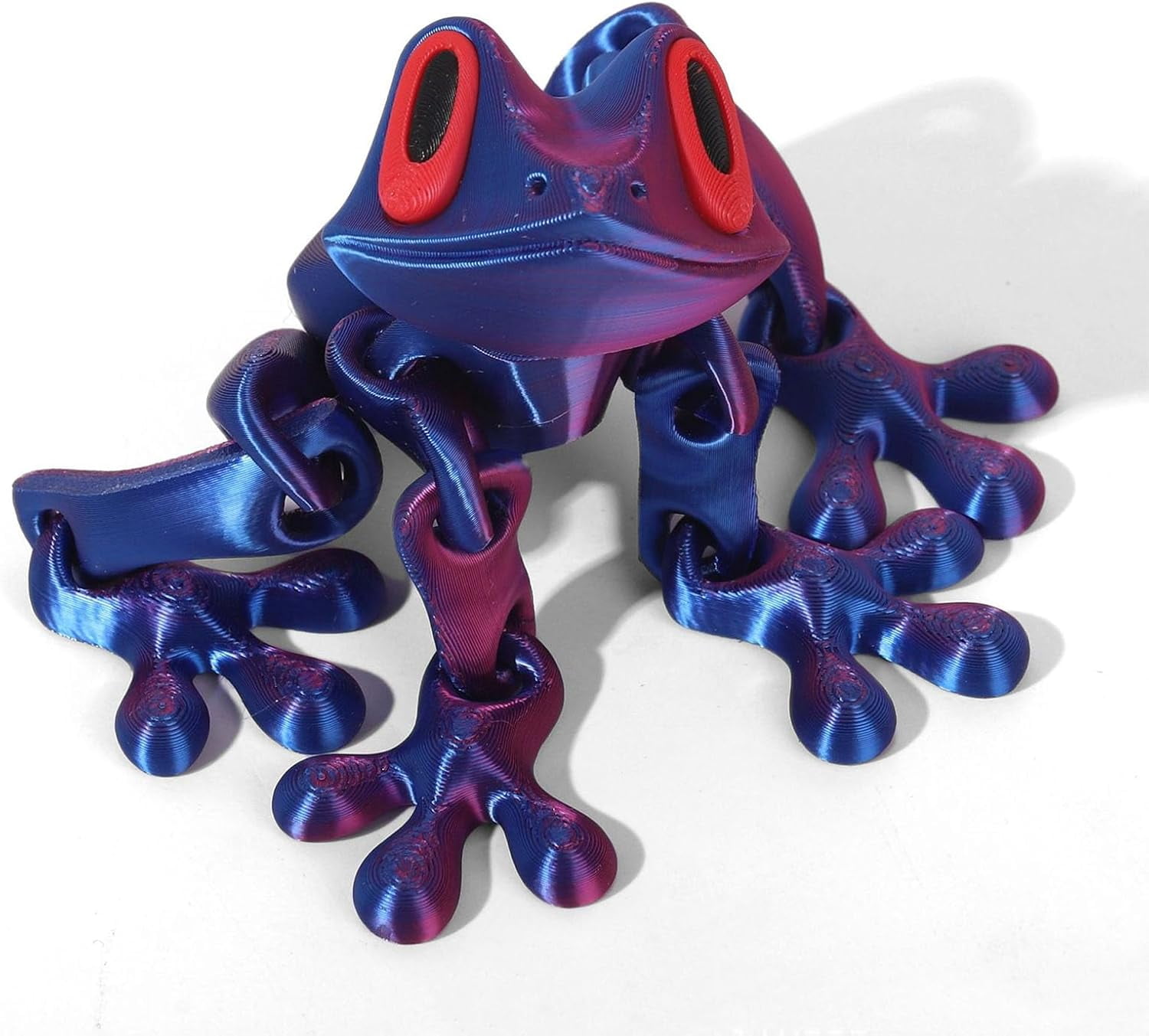 Tingzi 3D Printed Magnetic Frog Refrigerator Magnet, Cute Movable ...