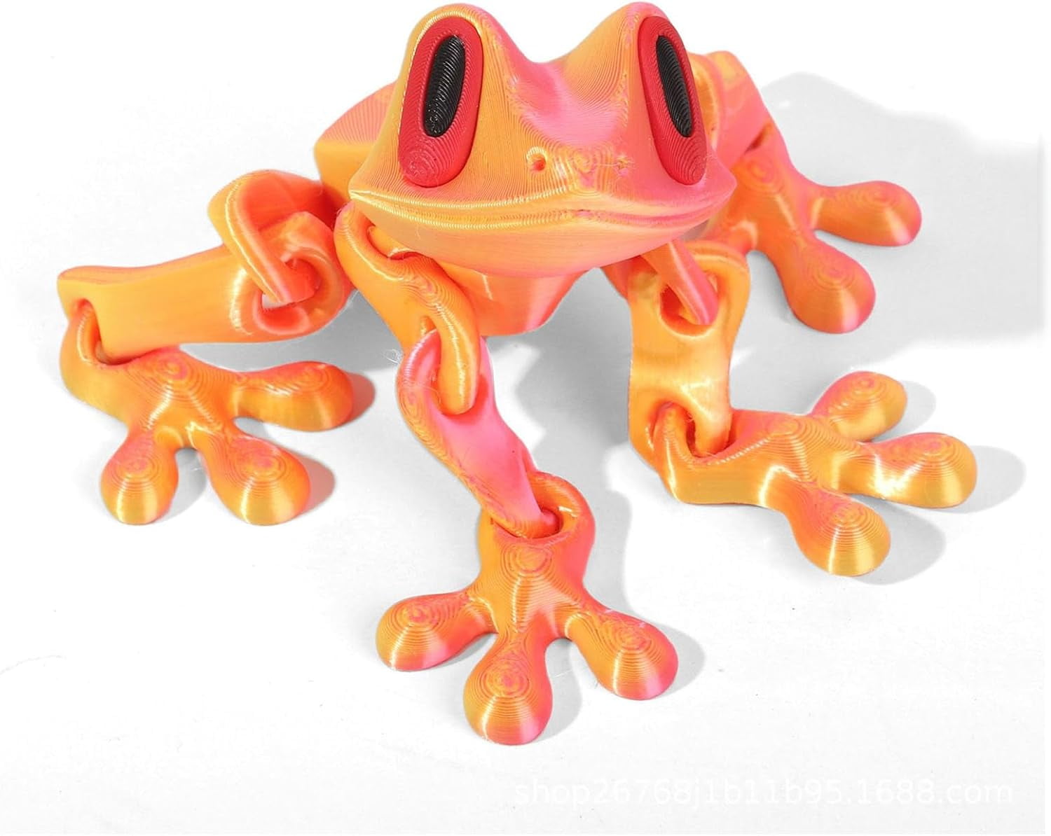 Tingzi 3D Printed Magnetic Frog Refrigerator Magnet, Cute Movable ...