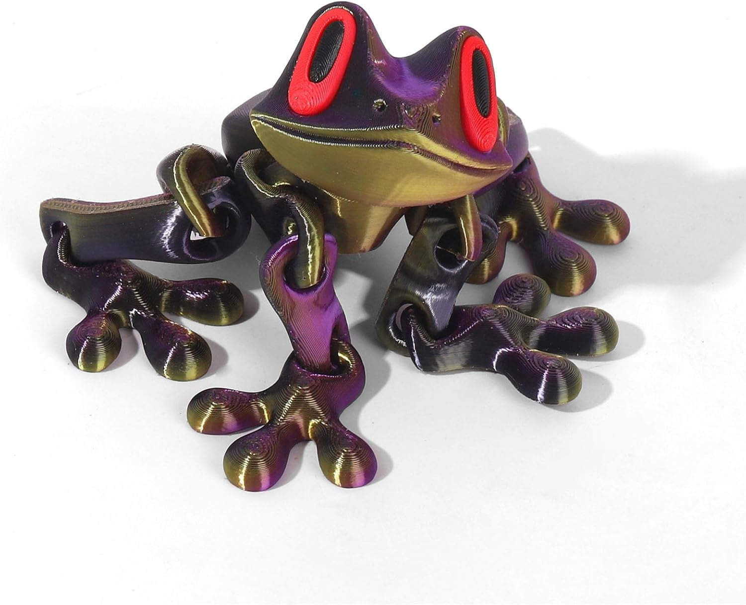 Tingzi 3D Printed Magnetic Frog Refrigerator Magnet, Cute Movable ...