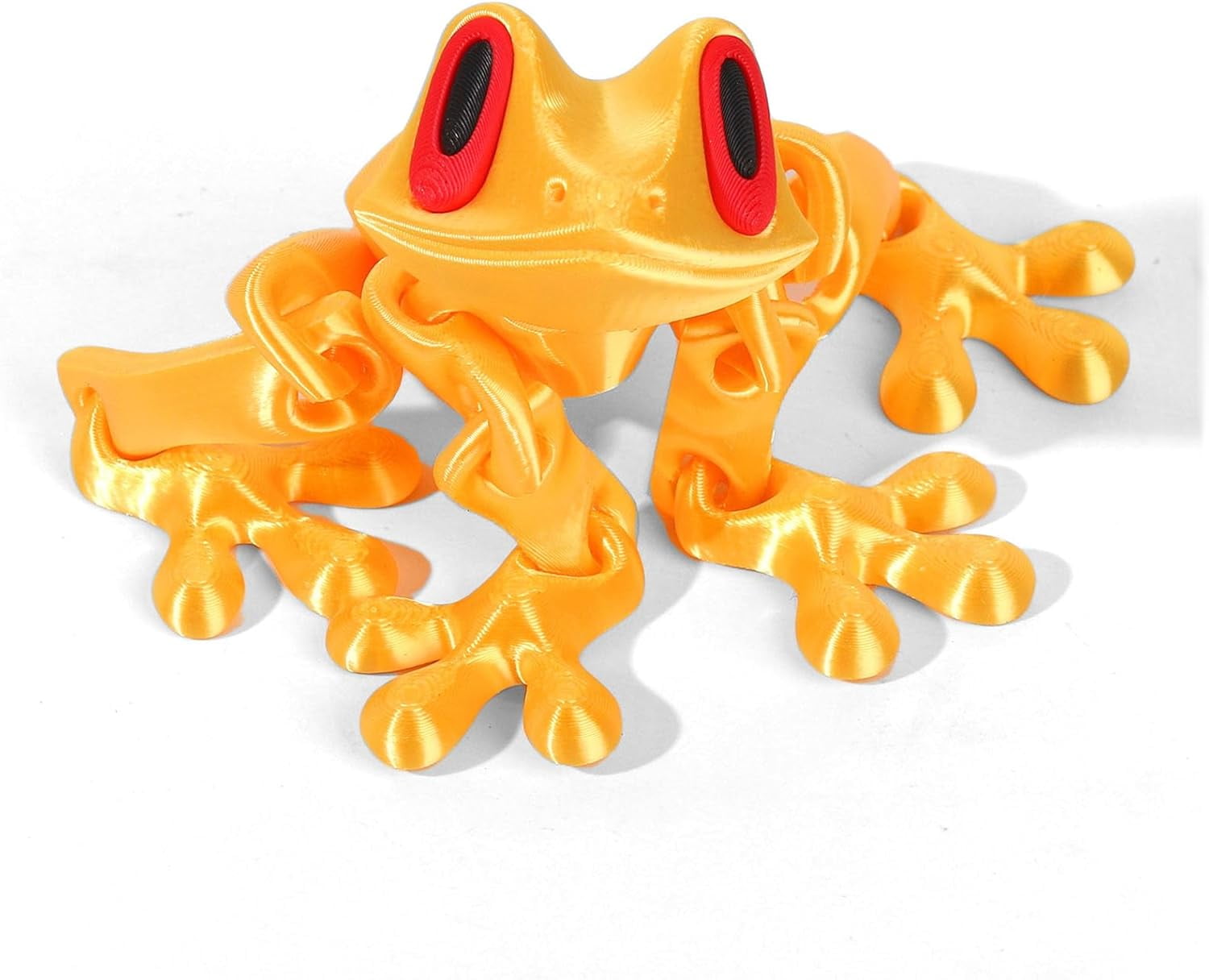 Tingzi 3D Printed Magnetic Frog Refrigerator Magnet, Cute Movable ...