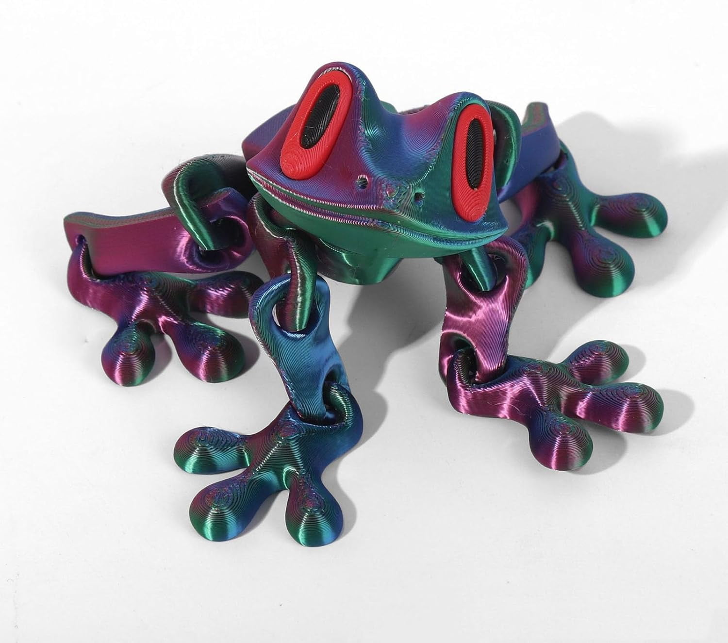 Tingzi 3D Printed Magnetic Frog Refrigerator Magnet, Cute Movable ...