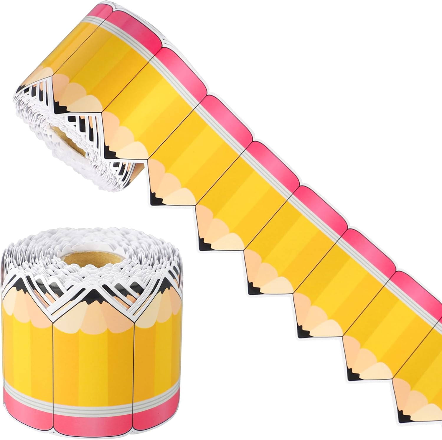 Tingzi 59.06 ft Pencil Classroom Bulletin Border Roll Back to School ...