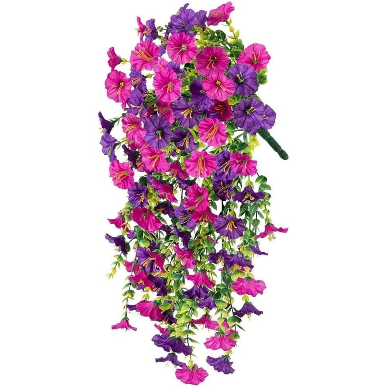 Tingzi Artificial Morning Glory Hanging Flowers - 75Cm Lifelike Outdoor ...