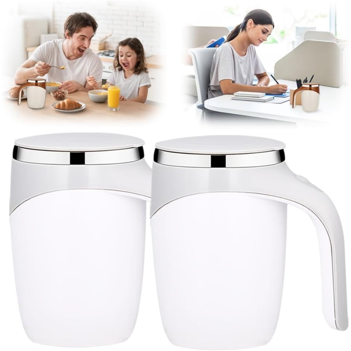 Tingzi Automatic Magnetic Stirring Coffee Mug, 2024 New Self Stirring ...