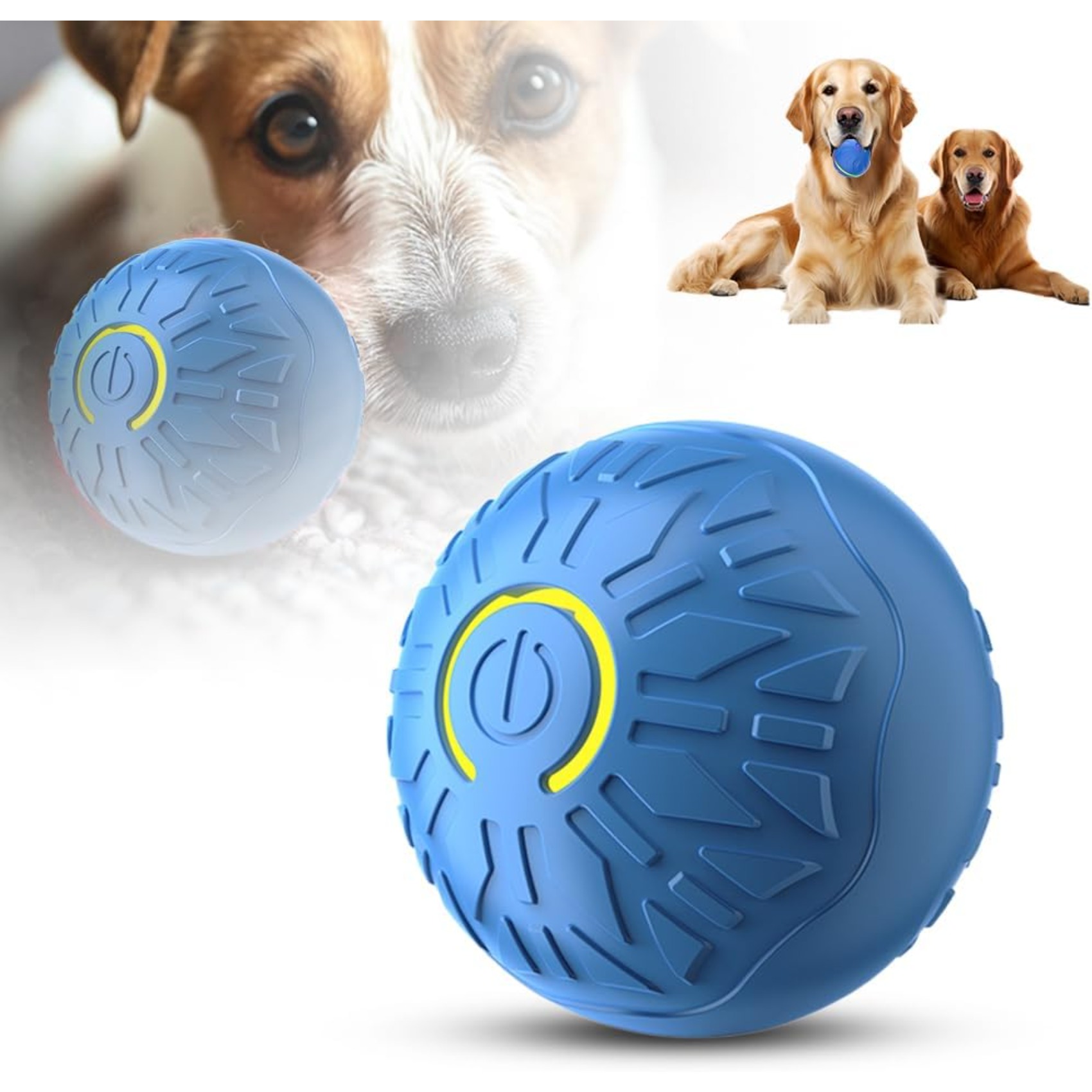 Tingzi Automatic Moving Dog Toy Ball, 2025 New Bouncing Vibrating Ball ...