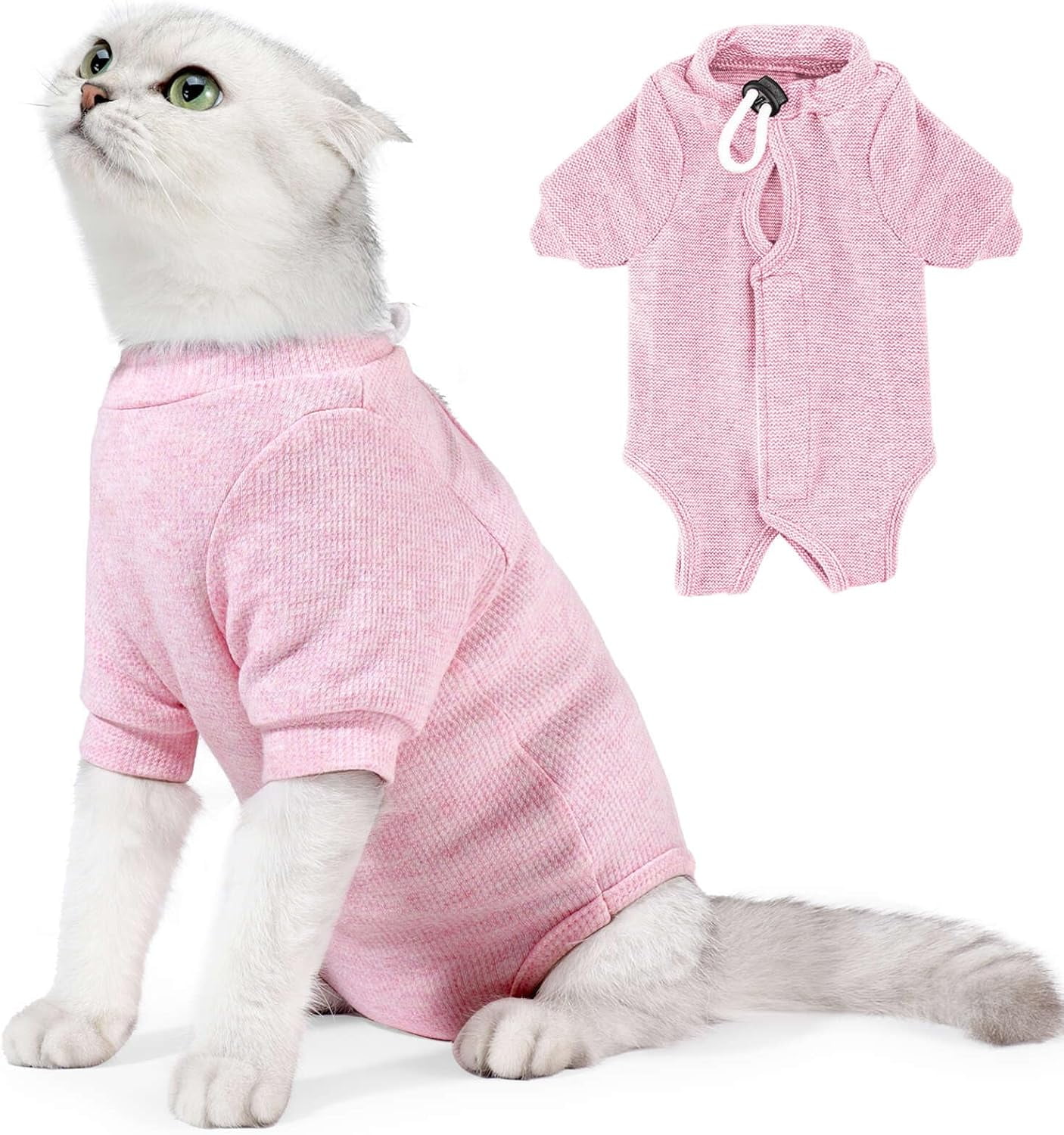 Tingzi Cat Recovery Suit Female Cat Onesie for Cats After Surgery, Cat ...