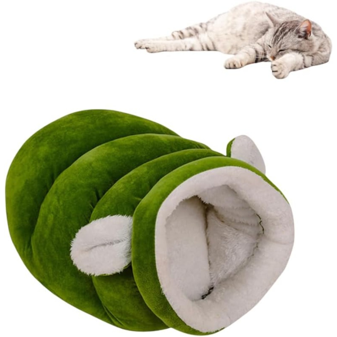 Tingzi Cat Winter Sleeping Bag Cat Sleeping Bag for Indoor Cats Soft ...