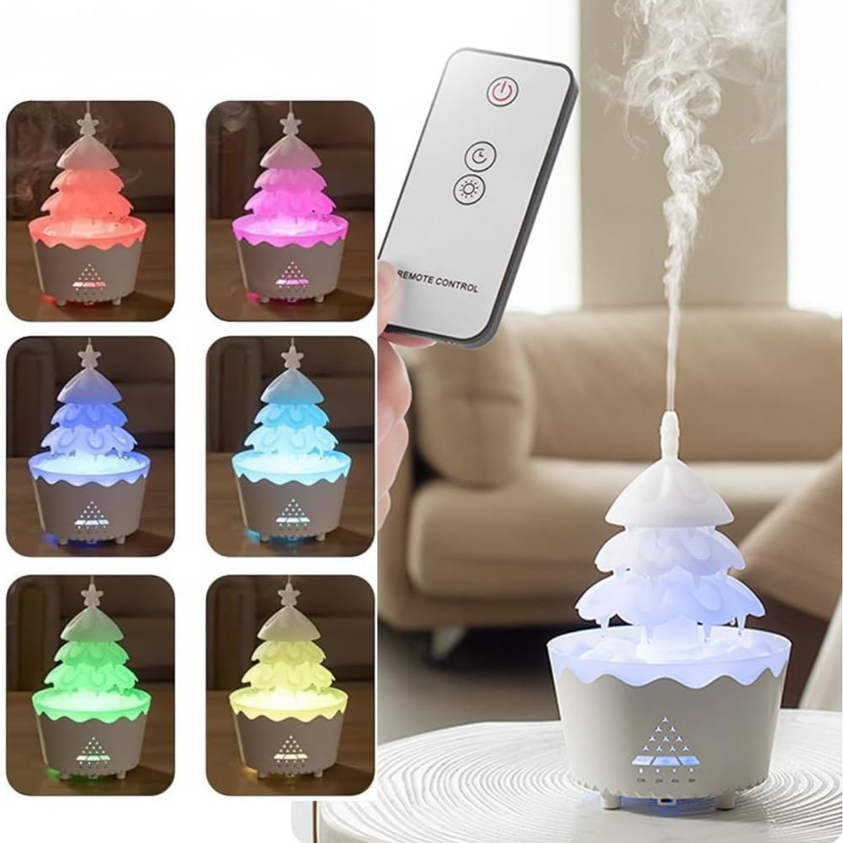 Tingzi Christmas Tree Diffuser,Christmas Tree Essential Oil Diffuser ...