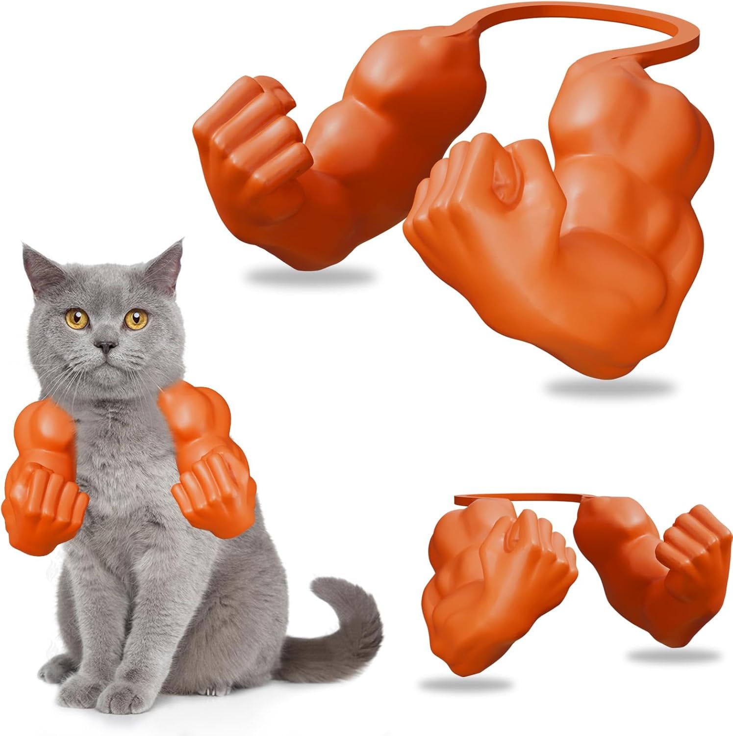 Tingzi Creative Cat Muscle Arms, 3D Printed Strong Arm for Cats-Cat ...