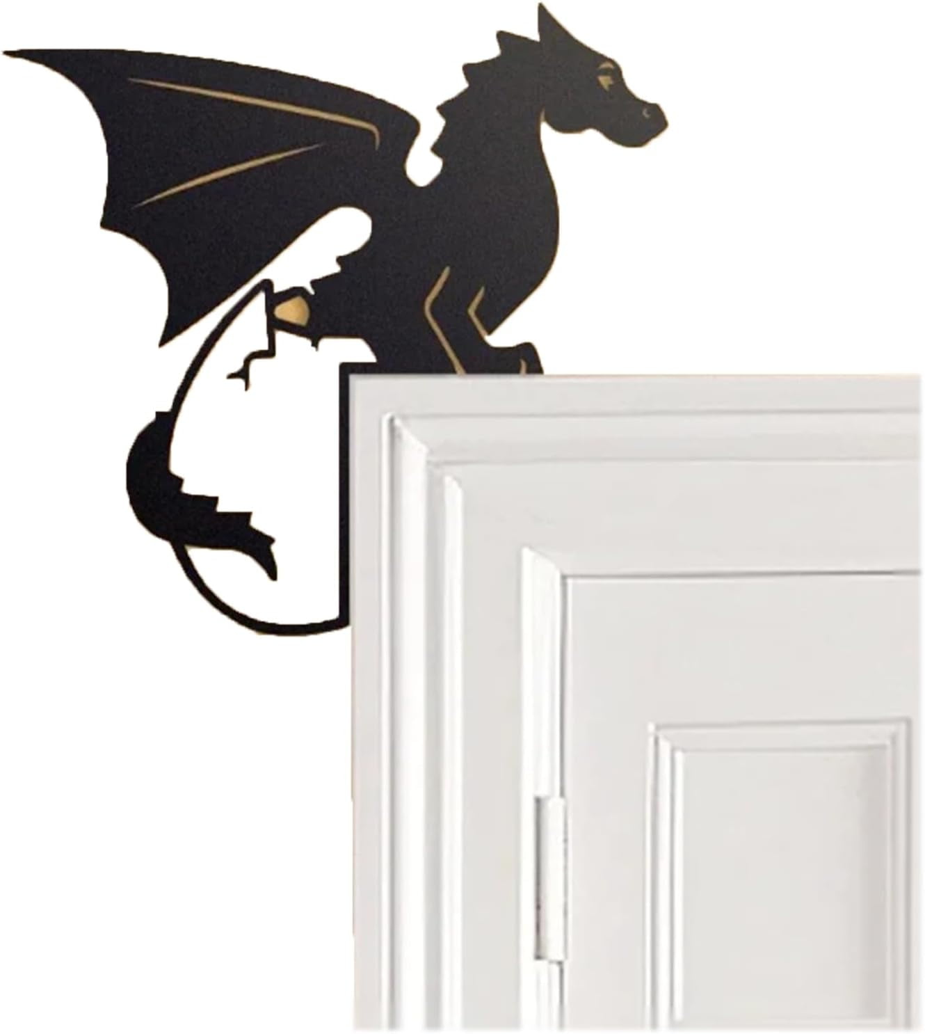 Tingzi Cute Dragon Metal Door Topper, Personalized Dragon Door Frame ...