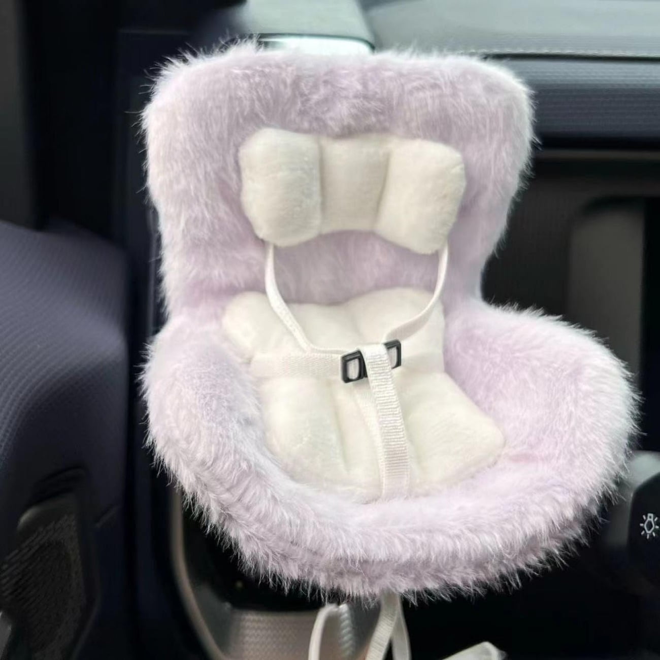 Tingzi Doll Car Seat for 17cm Dolls with Air Vent Clip and Desktop ...