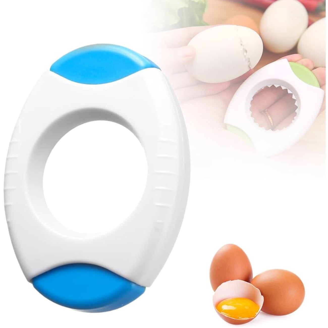 Tingzi Egg Shell Opener for Hard Boiled Eggs, 2025 Upgraded Egg Peeler ...