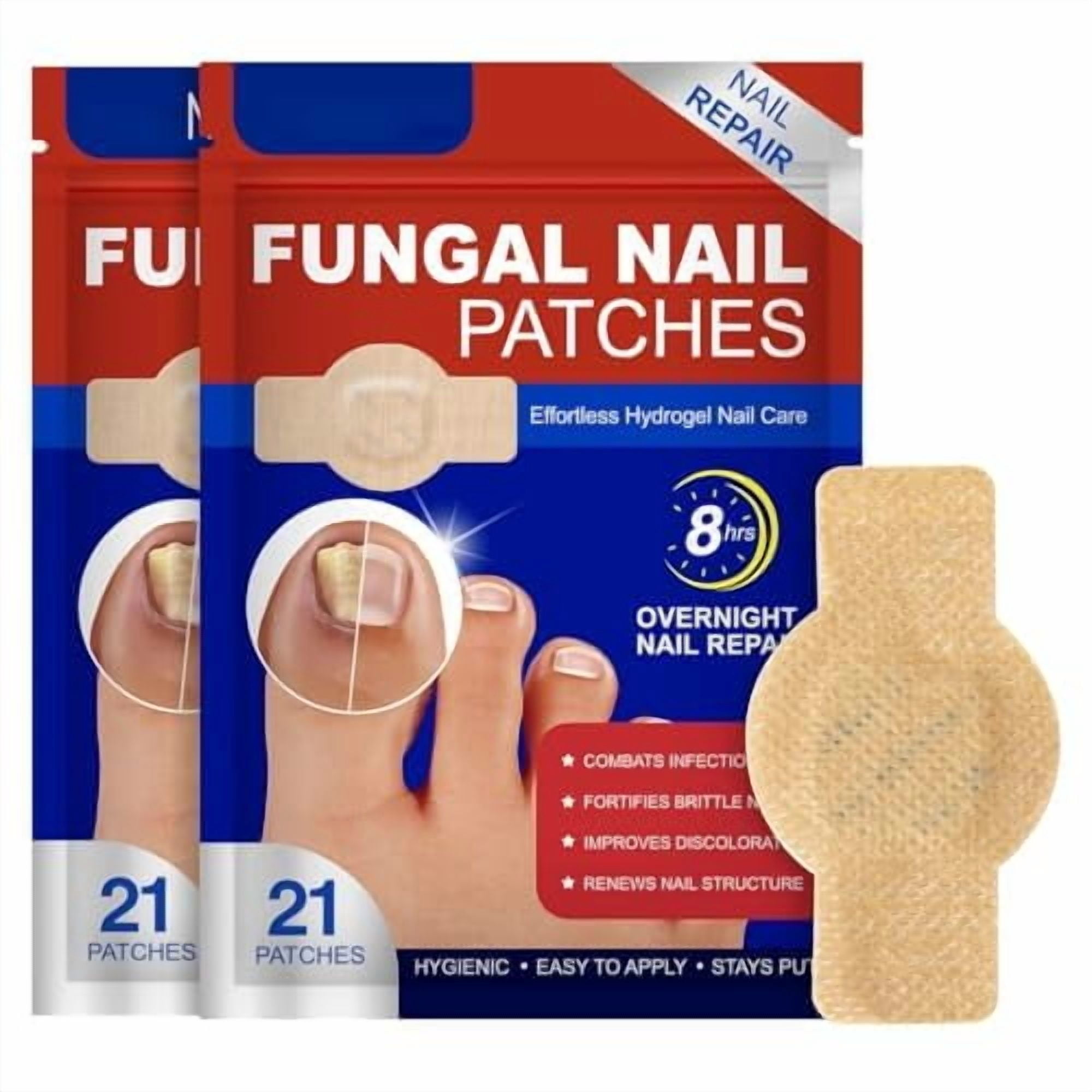 Tingzi Fungal Nail Patches, 21pcs/box Nail Health Care Patches ...