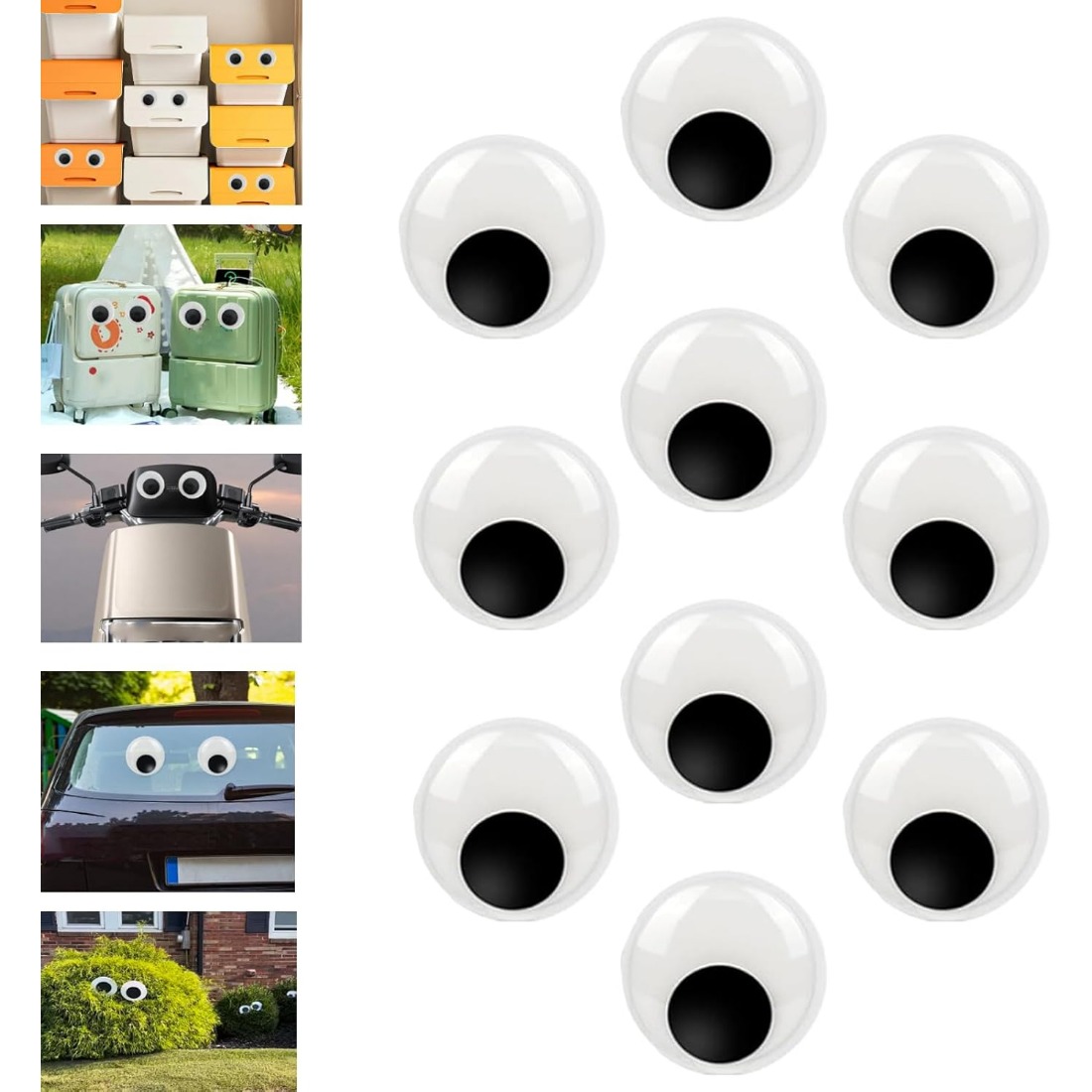 Tingzi Googly Eyes for Bushes, Giant Googly Eyes for Bush, Bush Googly ...