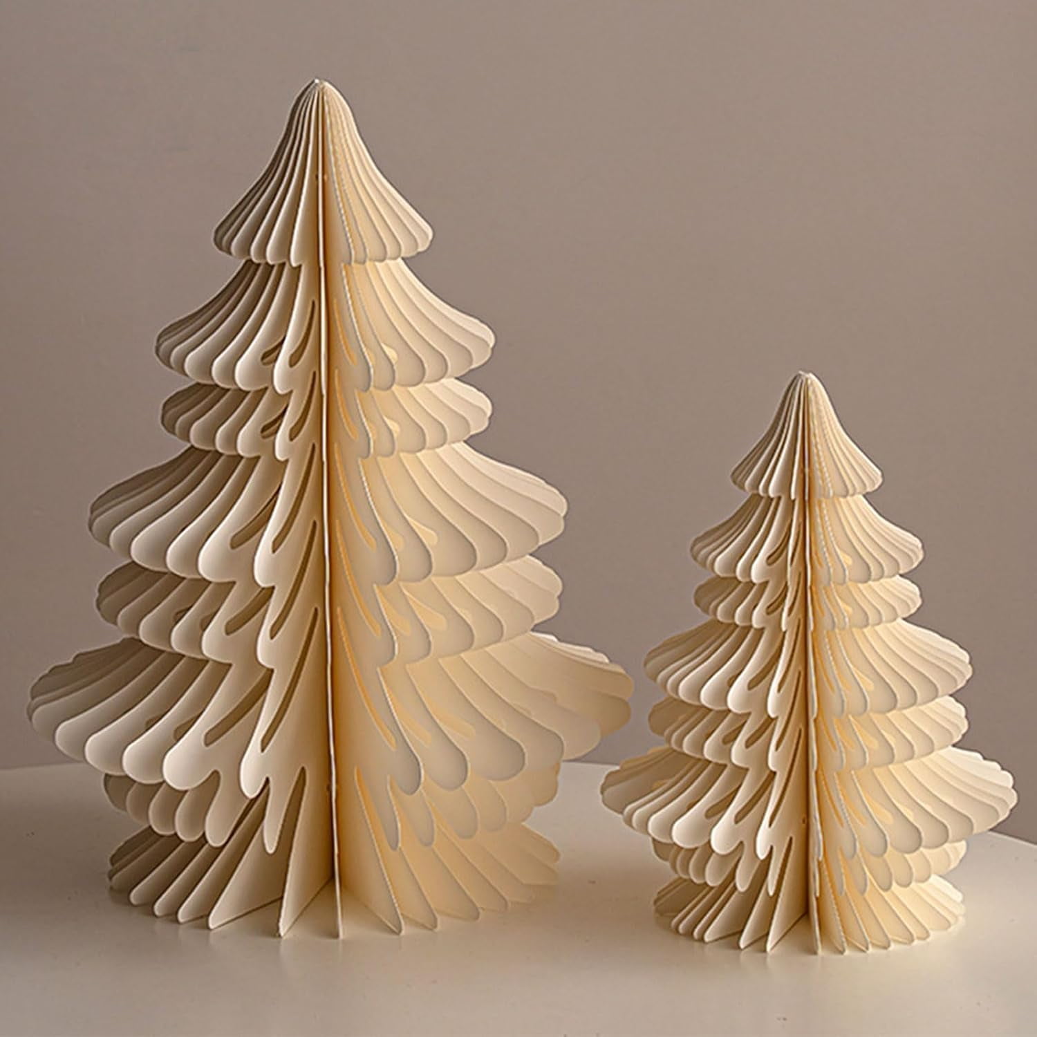 Tingzi Honeycomb Folded Christmas Tree, Honeycomb Paper Tree Set ...