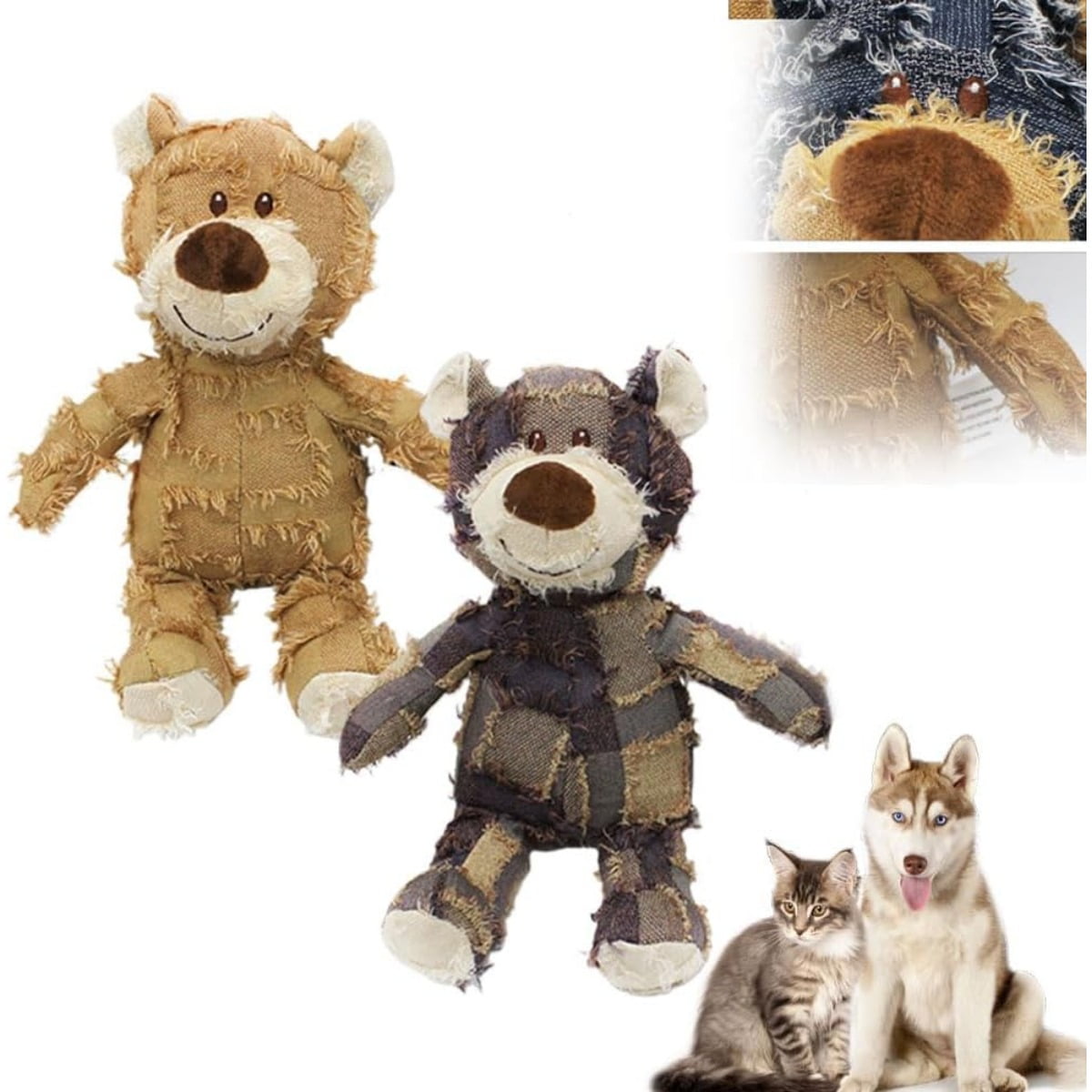 Tingzi Indestructible Robust Bear, 2025 New Indestructible Dog Toys to ...