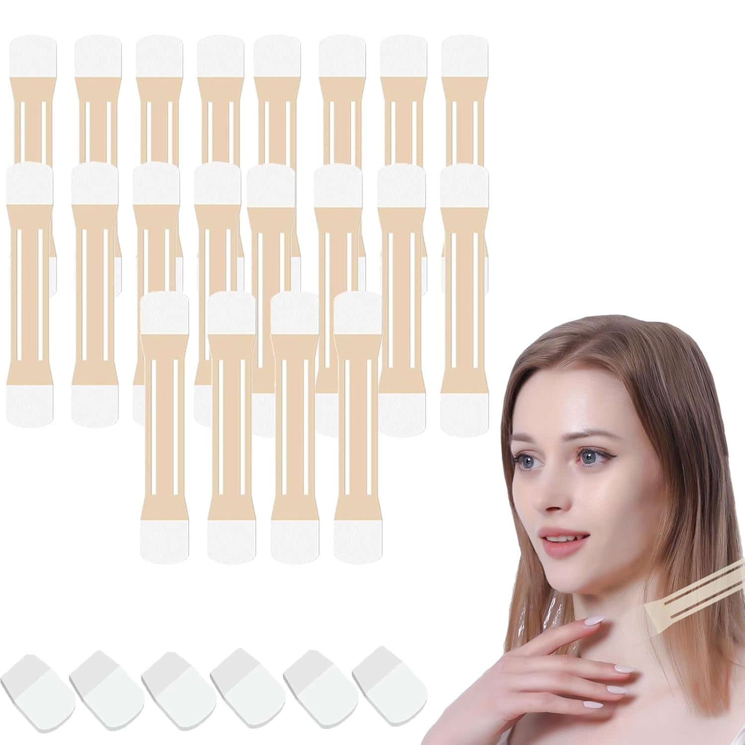 Tingzi Instant Neck Tape, Official Neck Tape, Smooths Skin in Seconds, Necks Tapes Lifting ...