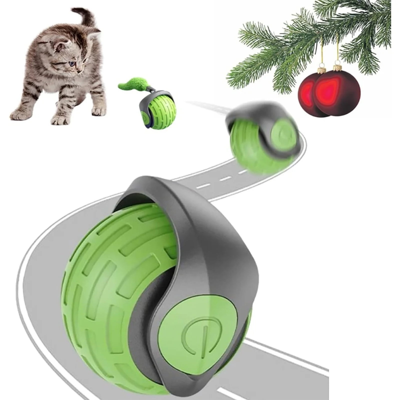 Tingzi Interactive Cats Ball Toy, 2025 New Automatic Cat Ball, Cat Toys ...