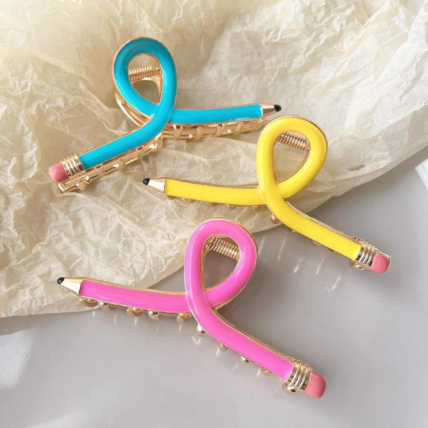 Tingzi Pencil Hair Clips, Back To School, Hair Clip For Women, Cute ...