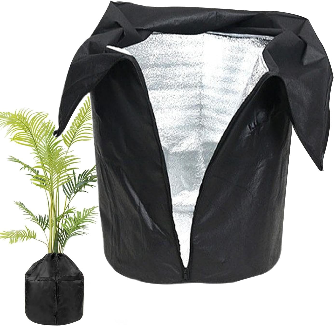 Tingzi Plant Winter Protection Pot, Anti Frost Winter Pot Plant Cover ...