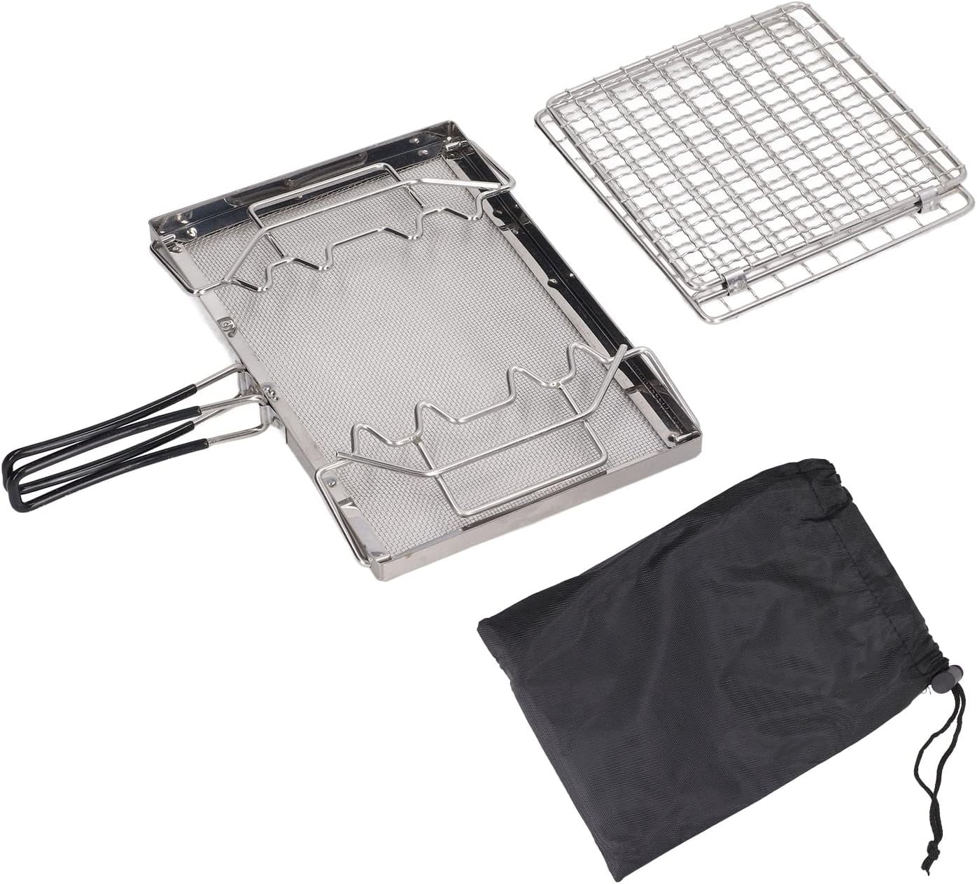 Tingzi Portable Stainless Steel Camping Stove Toaster, Folding Outdoor ...