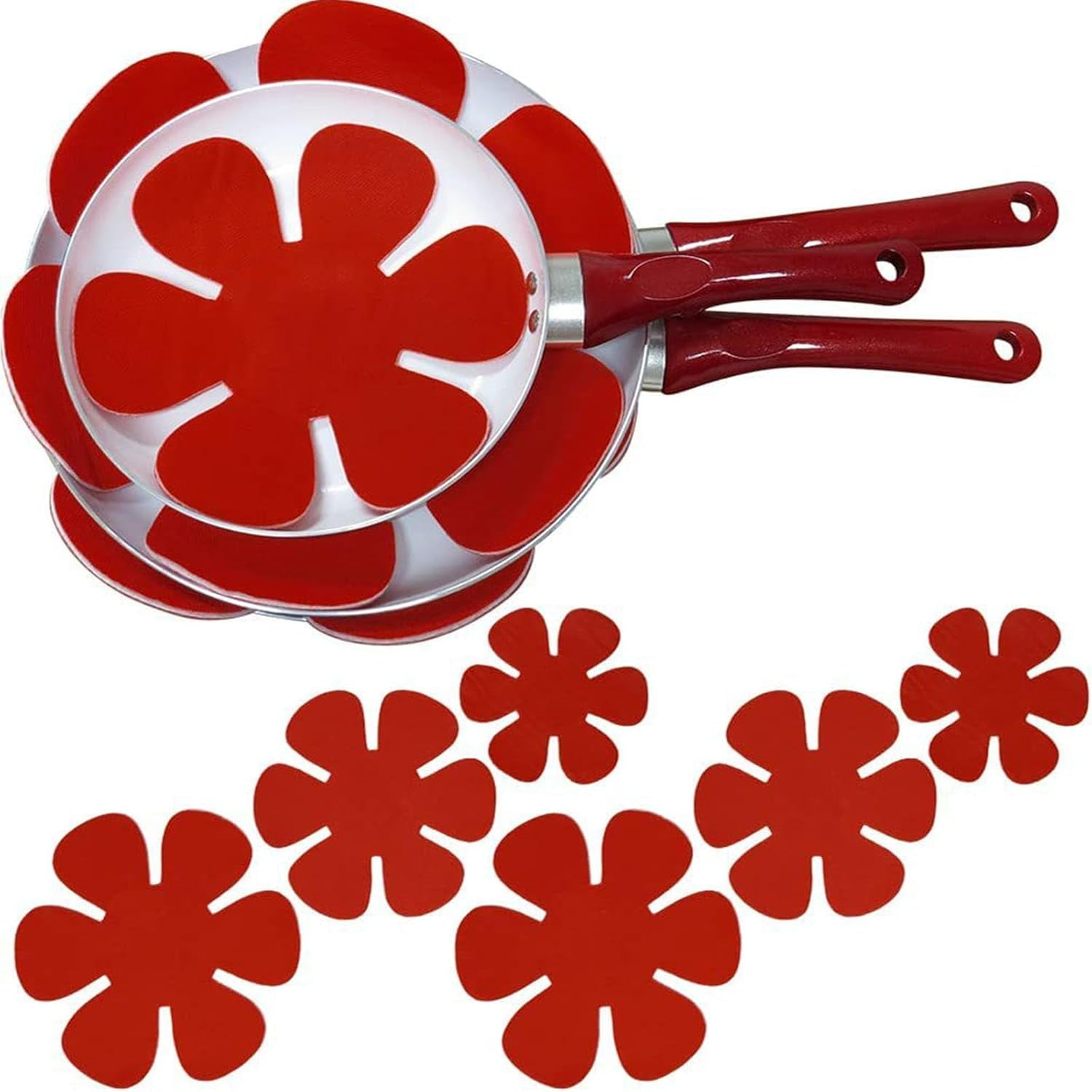 Tingzi Pot and Pan Protectors 12 Pcs (8" 10" 12"), Pan Protectors for ...