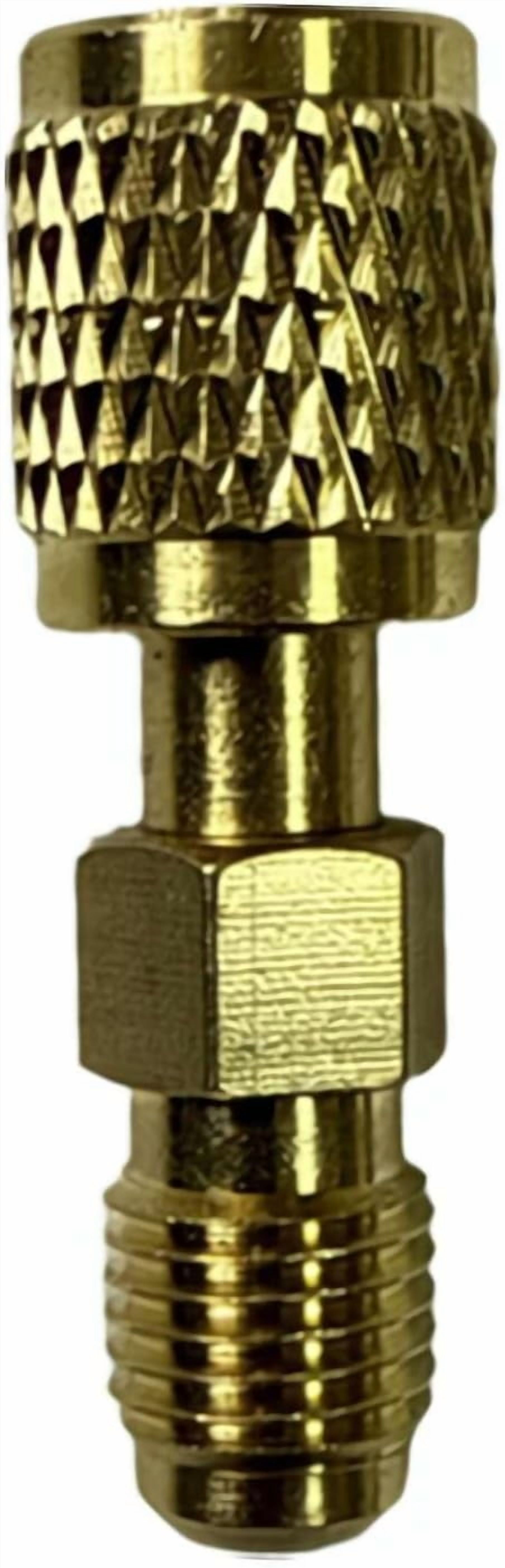 Tingzi R32 R454B Refrigerant Brass Adapter,1/4" Female to 1/4" Male ...
