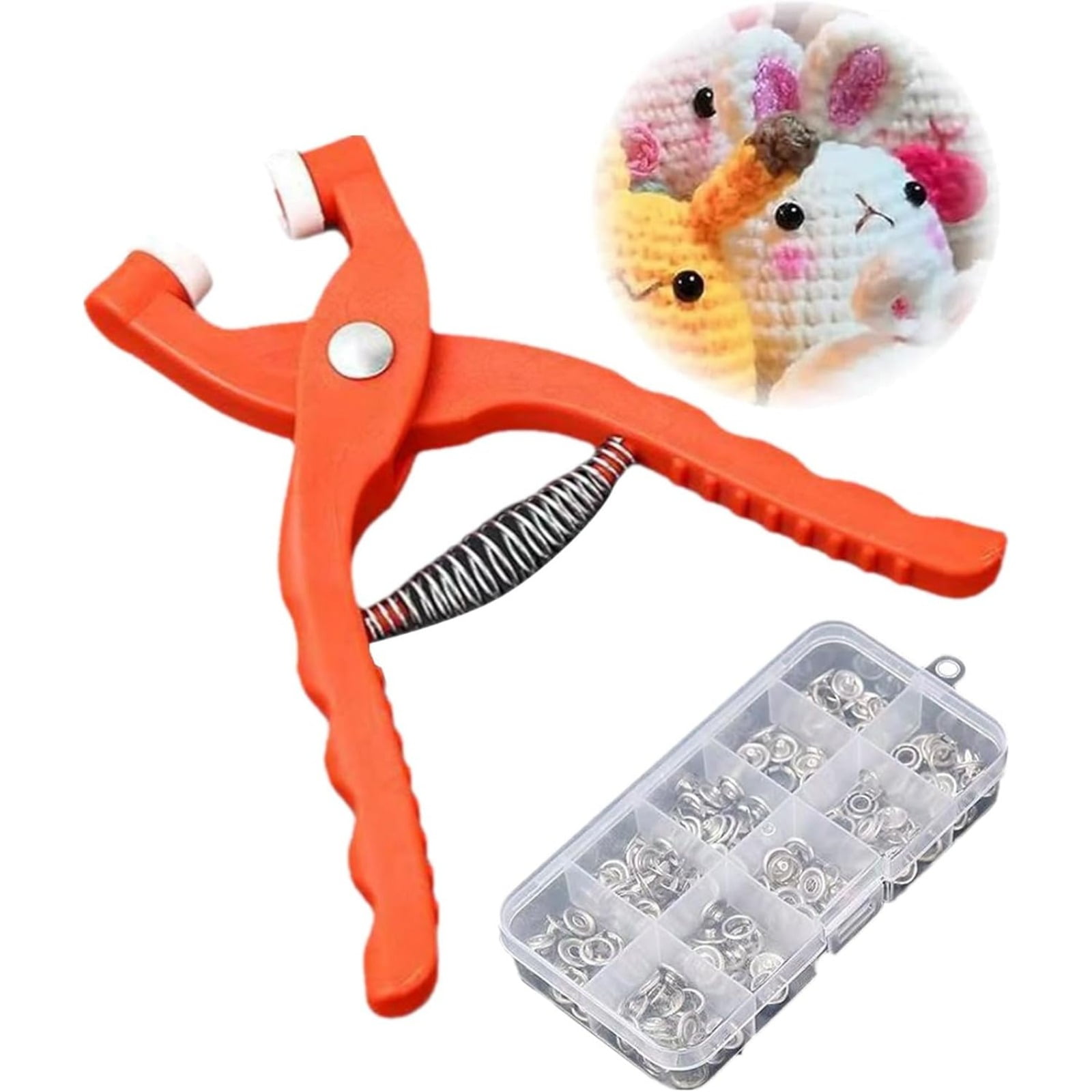 Tingzi Safety Eye Tool, Auxiliary Tool for Attaching for Crocheting ...
