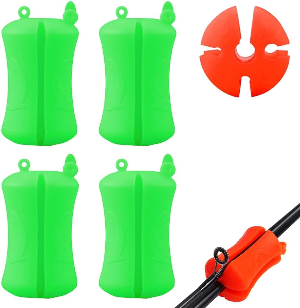 Tingzi Silicone Portable Fishing Rod Holder Straps 2025 New Pole Clips ...